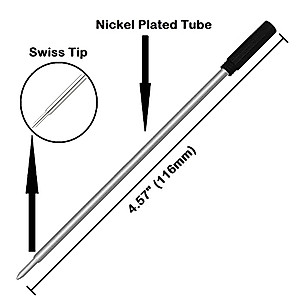 10 Pack, Pen Savings Ballpoint Pen Refills Compatible with Cross Ballpoint Pens, Medium, Bulk Packed (Black)