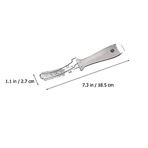 DOITOOL Pig Hair Scraper Kitchen Meat Pork Hair Blade Remover Food Processing Hair Shaver Gadget for Home Kitchen (Without Blade)