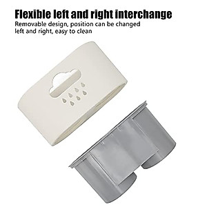 ZJchao Hair Dryer Holder, Wall Mounted Blow Hair Dryer Rack Multifunctional Storage Organizer Punch Free Hair Styling Tools Bathroom Organize Basket Vanity Tray for Bedroom Home Salon