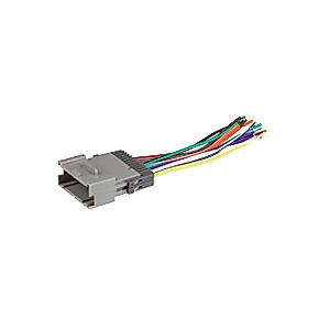 Scosche GM10B Compatible with 2004-05 Saturn ION, Vue Power / Speaker Connector / Wire Harness for Aftermarket Stereo Installation with Color Coded Wires, black