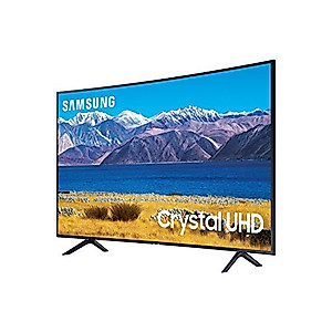 SAMSUNG 55-inch Class Curved UHD TU-8300 Series - 4K UHD HDR Smart TV With Alexa Built-in (UN55TU8300FXZA, 2020 Model) (Renewed)