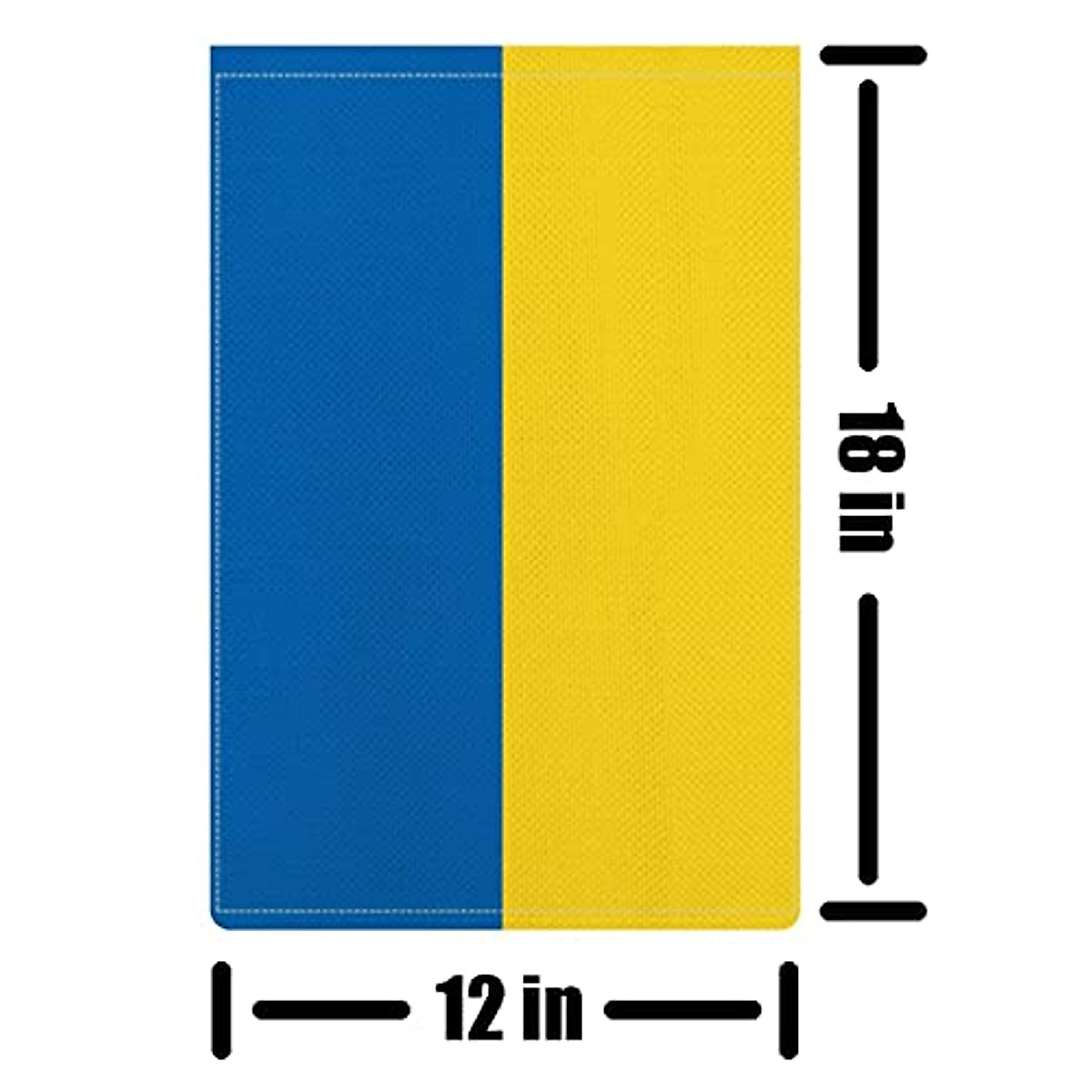 Ukraine Flag Ukrainian Garden Flag Ukrainian Countries International Flag World Nation Flag Double Sided flax Flags,Outdoor Yard Decorative Flags Banner(12"x 18")