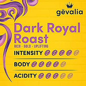Gevalia Dark Royal Roast Dark Roast K-Cup Coffee Pods (84 Ct Box)