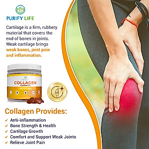 Purify Life Marine Collagen, Biotin, & Vegan Collagen Bundle, Gummies for Hair Skin and Nails (Bulk - 90 Chews), Joint Care Vitamin, Immune Support, Beauty, Detox & Cleanse, Replace Capsules, Pills
