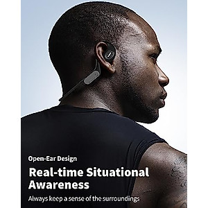 TOZO T6 True Wireless Earbuds Bluetooth 5.3 Headphones Touch Control & TOZO OpenReal Open Ear Headphones Bluetooth 5.3 Air Conduction Wireless Headphones Sport Earbuds