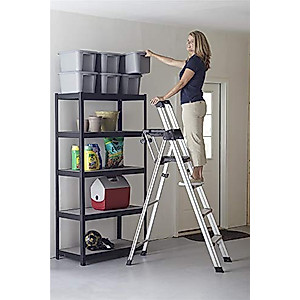 COSCO 2061AABLKE Signature Series Step Ladder, 6ft, Steel