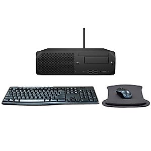 HP Z2 G5 SFF Workstation PC Bundle with Core i7-10700 8 Core 2.9GHz, 16GB 2933MHz RAM, 512GB NVMe SSD, Win 10, Quadro P1000, T2U Plus WiFi, MK270 Keyboard and Gel Pad
