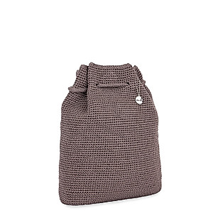 The Sak Large Dylan Backpack in Crochet, Adjustable Backstrap, Mushroom