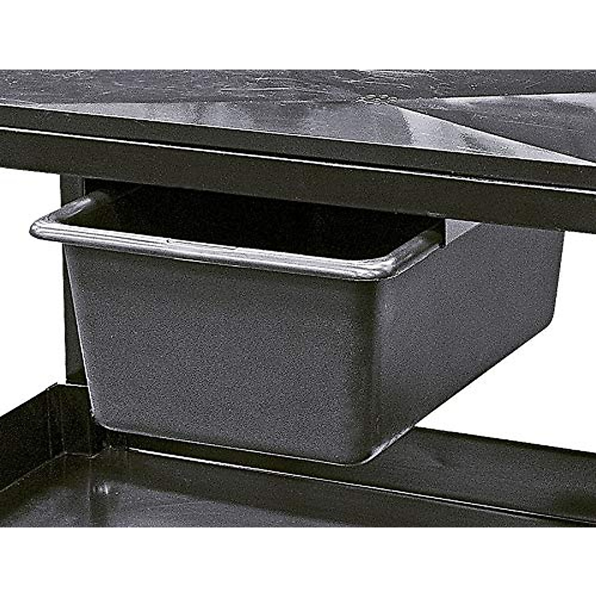 Eastwood Tear Down Table 27x16 Inch Work Space Two Storage Locking Shelves