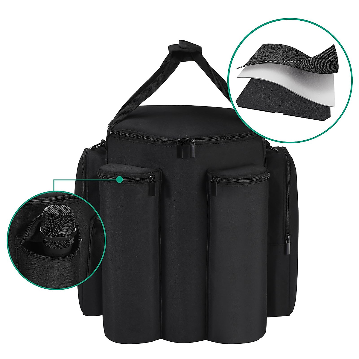 YipuVR Travel Case for Bose S1 Pro/S1 Pro +, Soft Carrying Bag Compatible with BOSE S1 Pro / S1 Pro Plus Portable Bluetooth Speaker,Speaker Cover with Shoulder Strap-Only Case