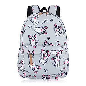 Roffatide Anime Chi's Sweet Home Print Backpack Cute Cat Teens Girls Casual School Bag