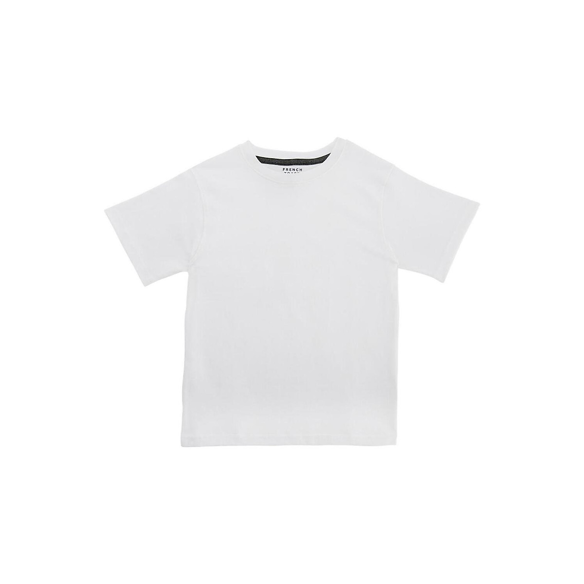 French Toast Boys' Short Sleeve Crewneck Tee,White,M (8)