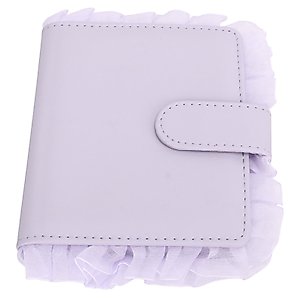 Camera Picture Holder, Universal Mini Film Photo Album with Cute Lace for Display (Purple)