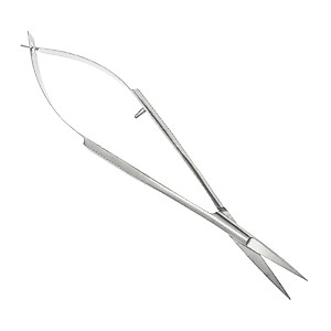 SE 4-1/2" Curved Iris Scissors with Spring - SP46C