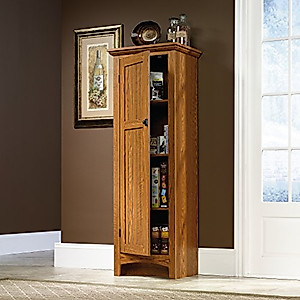 Sauder Summer Home Pantry, Carolina Oak finish