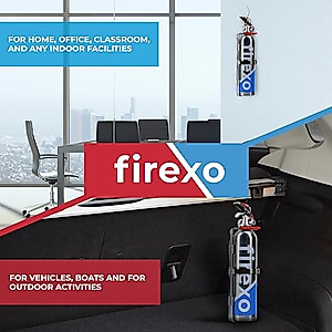 Firexo 7 in 1 Fire Extinguisher (0.1 Gallon) - Multi-Purpose&Portable Aerosol Extinguisher for All Fires inc. Li-ion Battery Fires (1)