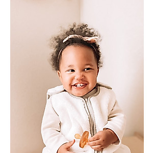 baby deedee Sleep Nest Teddy Sleeping Bag, Ivory, (Medium 6-18 Months)