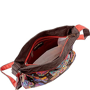 Laurel Burch Butterflies Crossbody Bag (Multi)