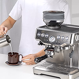 AIEVE Silicone Bellow Compatible for Breville Barista Express, Single Dose Hopper for Breville Espresso Machine