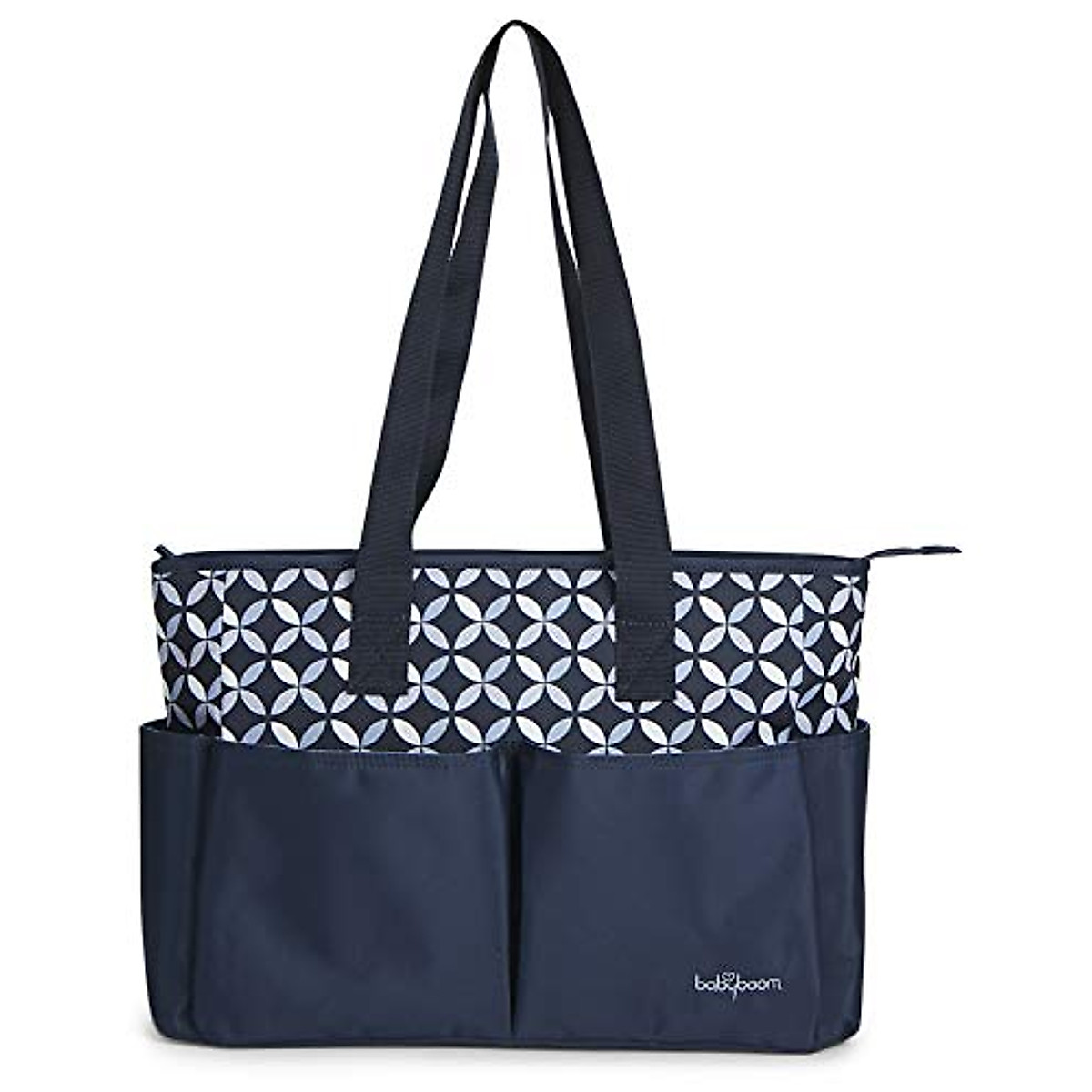 Baby Boom Ivy 4Piece Tote Diaper Bag Set, Navy, One Size