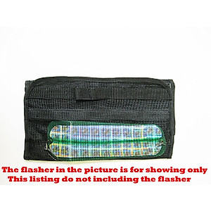 KUFA Sports Vented Fishing Flasher Organizer (Can Holder up to 6pcs 11" Flasher) (6 of 13"x4" Pocket)