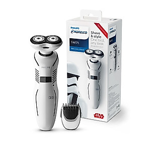 Philips Norelco Special Edition Star Wars Storm Trooper Wet & Dry Electric Shaver & Styler, SW175/81