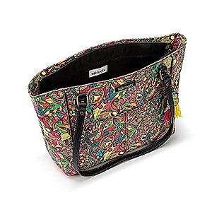 Sakroots womens Women's Metro tote, Rainbow Spirit Desert