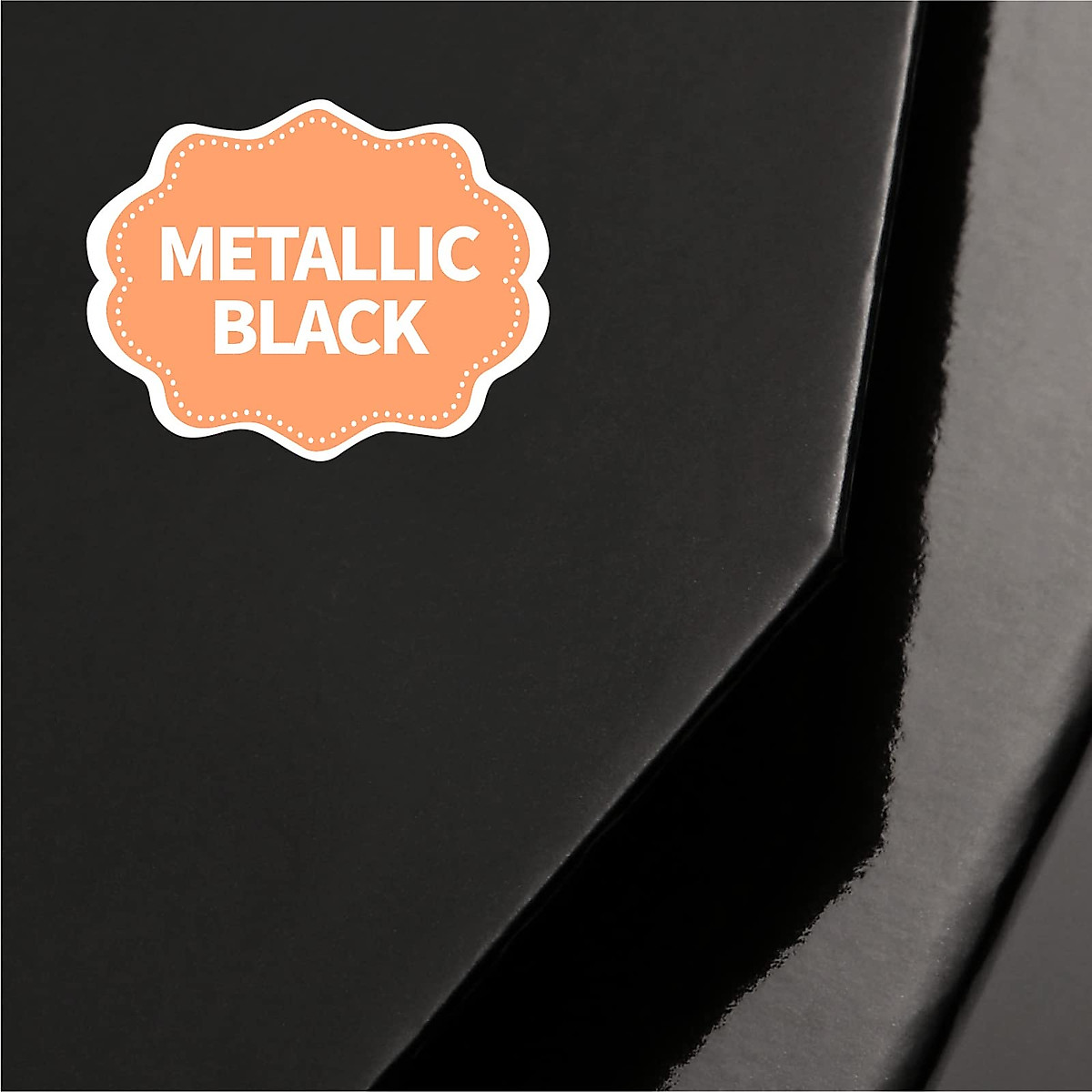 ARTDEARM 5 Gift Boxes 7.5x7.5x3 Inches, Gift Boxes with Lids, White Gift Boxes, Groomsmen Proposal Boxes, Gift Boxes with Magnetic Closure (Glossy Black)