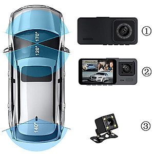 Dash Camera Dash Cam 1080P Dash Camera for Metal Automotive Cars DVR Driving Recorded with 2.0In IPS Screen Parking Monitor Loop Recording Accident Lock Motion Detection