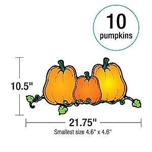 Carson Dellosa 32pc Pumpkin Patch Farmhouse Bulletin Board Set, Scarecrow, Pumpkins, Autumn Leaves Fall Bulletin Board Decorations for Thanksgiving, Halloween, Fall Decor, Wall Decor, Classroom Decor