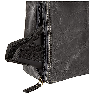 Gun Tote'n Mamas womens Bag Concealed Carry Distressed Buffalo Crossbody Organizer by Gun Tote n Mamas Grey , Grey, Medium US