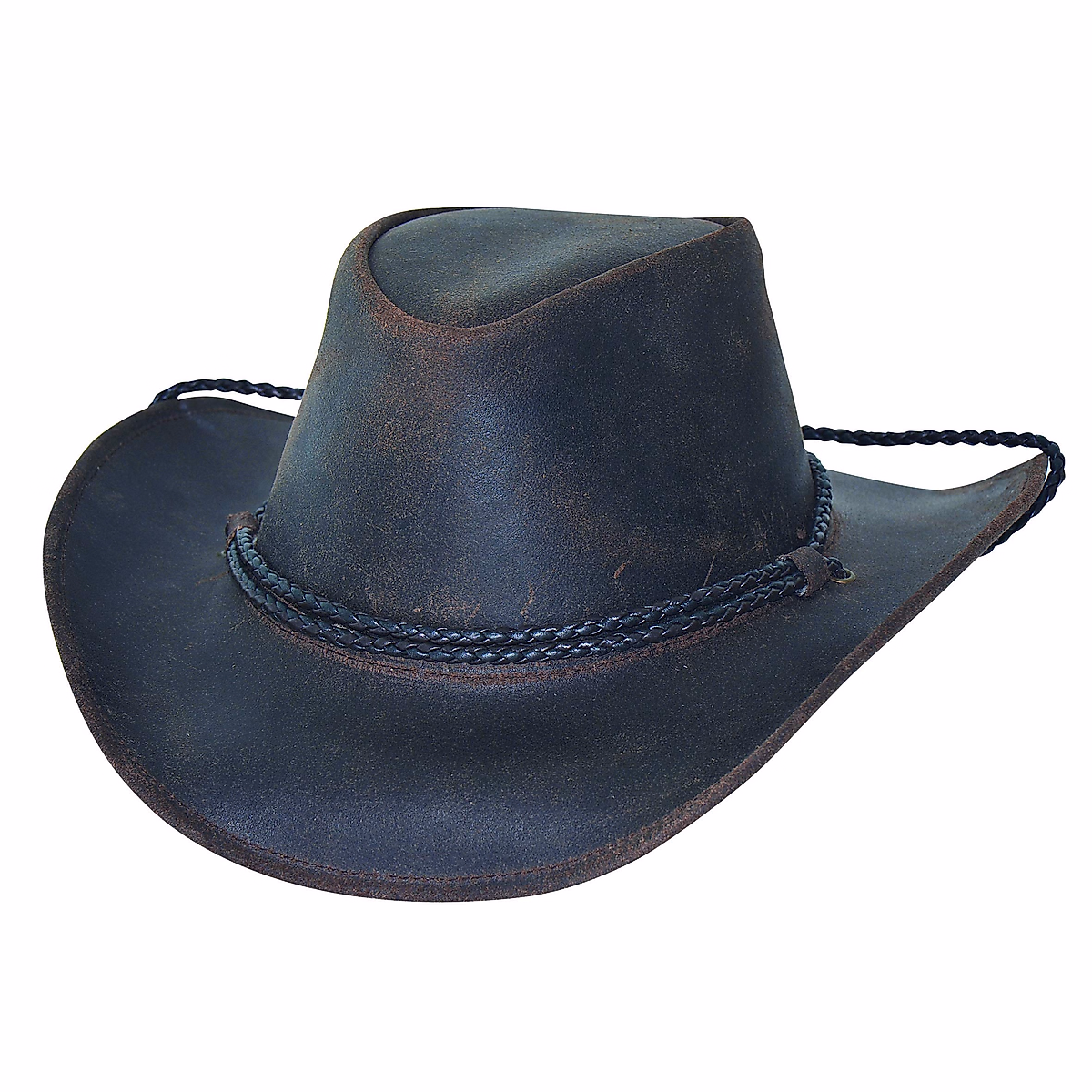 Bullhide Hat Men's Unisex Hilltop hat, Chocolate, Large