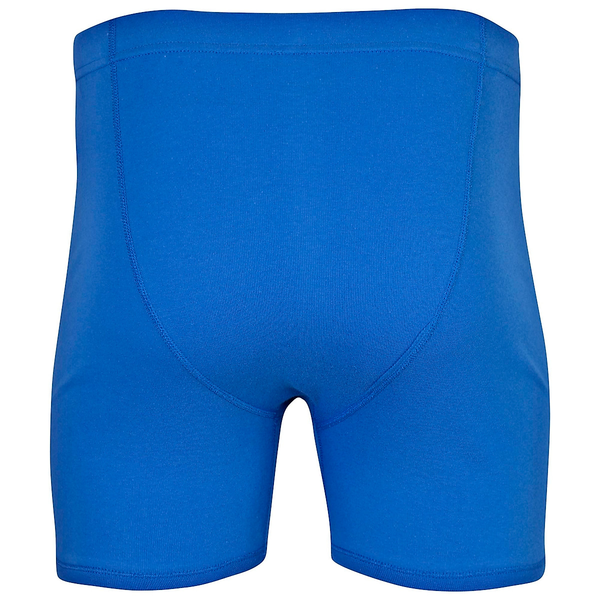 Gildan Men's Underwear Covered Waistband Boxer Briefs, Multipack, Mixed Royal (5-Pack), Medium