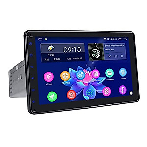 JOYING 9 Inch Single Din Touch Screen Car in-Dash Navigation GPS Units Android 10 IPS Screen 1280x720 Car Stereo Multimedia Player 4GB+64GB Support 4G SIM Card/5Ghz WiFi/FM Radio/DVR/Bluetooth 5.1