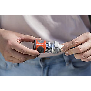 Gardena 39017 Premium Metal Female Garden Hose Connector