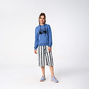 UIN Women's Fashion Sneakers Lightweight Walking Casual Comfortable Art Painted Athletic Travel Shoes Mijas III-Fading-Blue (9.5)