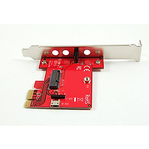 Ableconn PEXM2150E PCI Express x1 Adapter Card with M.2 Key E Socket - Support M2 E Key or A-E Key WiFi or Bluetooth Module