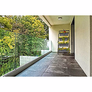 Outland Living 6-Ft Raised Garden Bed - Vertical Garden Freestanding Elevated Planter with 4 Container Boxes - Good for Patio or Balcony Indoor and Outdoor - Perfect to Grow Vegetables Herbs Flowers