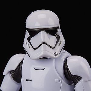 STAR WARS The Black Series First Order Stormtrooper Toy 6" Scale The Last Jedi Collectible Action Figure, 4 & Up