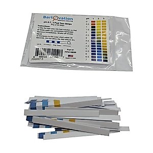 pH 0-7, 3 Pad Test Strips [Bag of 50 Strips]