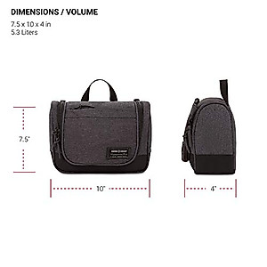 SwissGear 5.2 Liters (Hanging), Heather Grey, 5.3 Liters (Hanging)