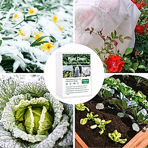 GonLei 2Pack 10X25 FT+1Pack 10X50FT Plant Covers Freeze Protection