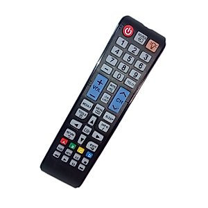 Replaced Remote Control Compatible for Samsung PN60E530 LT28D310NH/ZA PN60F5300AFXZA UN32EH4000FXZA UN40F5000AF UN55EH6000F LED HDTV Plasma TV