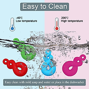 Chew Necklaces for Sensory Kids, Sensory Chew Necklaces for Boys and Girls with Autism, ADHD, SPD, Chewing or Special Needs, Silicone Chewy Necklace Sensory Toys for Adults Teens 4 Pack