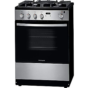 Frigidaire 24 in. 1.9 Cu. Ft. Gas Range in Stainless Steel with Continuous Cast Iron Grates, ADA Compliant