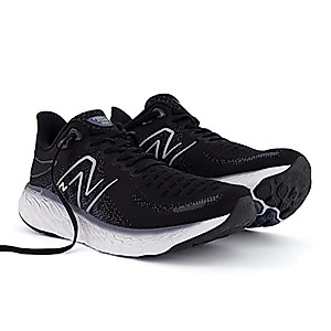 New Balance Men's Fresh Foam X 1080 V12 Running Shoe, Black/Thunder/White, 9