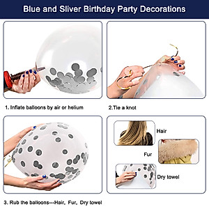 15th Birthday Decorations for Boys Girls - Navy Blue Birthday Decorations For Boys Girls Including HAPPY 15th BIRTHDAY Decorations Backdrop Tablecloth Balloon Garland Kit -15th Bday Decorations