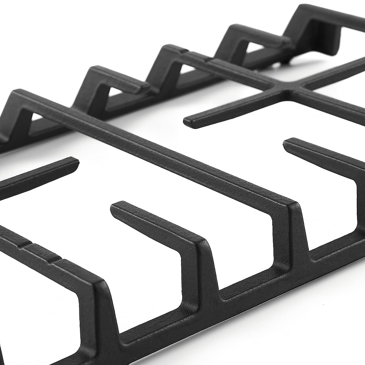 DG94-00937A DG94-00468B Cast Iron Side Grate Replacement for Samsung Stove Parts NX58H9500WS NX58H5600SS NX58R5601SS NX58J5600SG NX58F5500SS and More Samsung Gas Range Parts Stove top Support 1 Pack