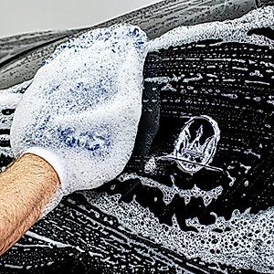 GYEON Quartz Q²M Smoothie Microfiber Car Wash Mitt - Ultra Soft Glide - Korean Microfiber Blend - Lint Free - Extended Durability - Scratch Free - Car Detailing - Car Bucket Wash