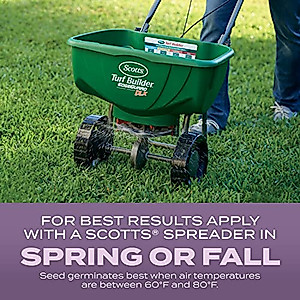 Scotts Turf Builder Grass Seed Perennial Ryegrass Mix with Fertilizer and Soil Improver, Establishes Quickly, 2.4 lbs.